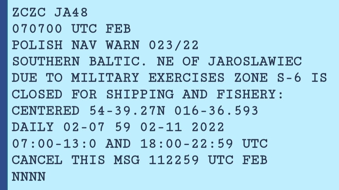 NAVTEX nie taki straszny - Fajnerejsy.pl